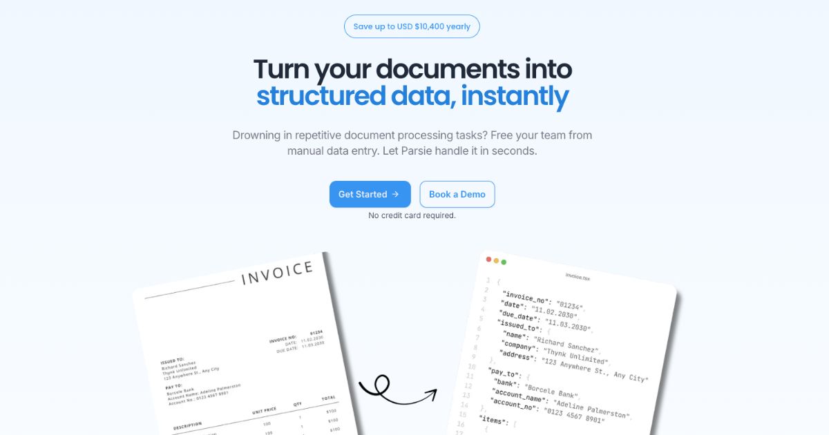 inboxparser - AI Document Processing & Data Extraction